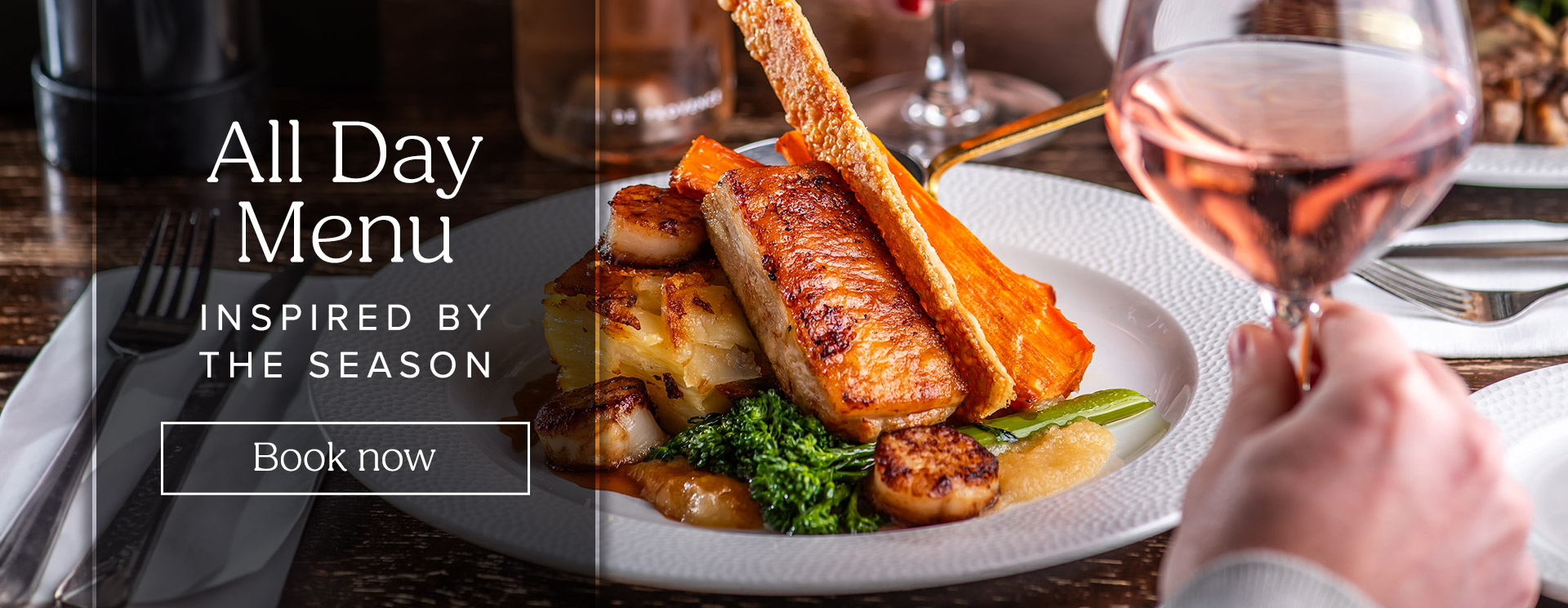 Dinner Menu & Prices | All Day Dining at The Red Lion Welwyn Garden City